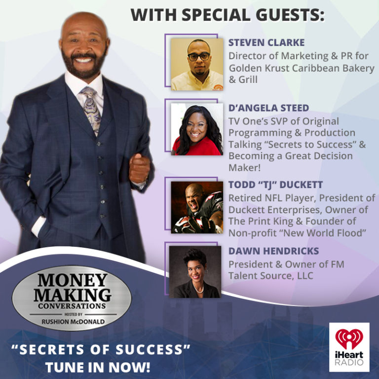 Money Making Conversations: Todd "TJ" Duckett, D'Angela Steed, Steven ...