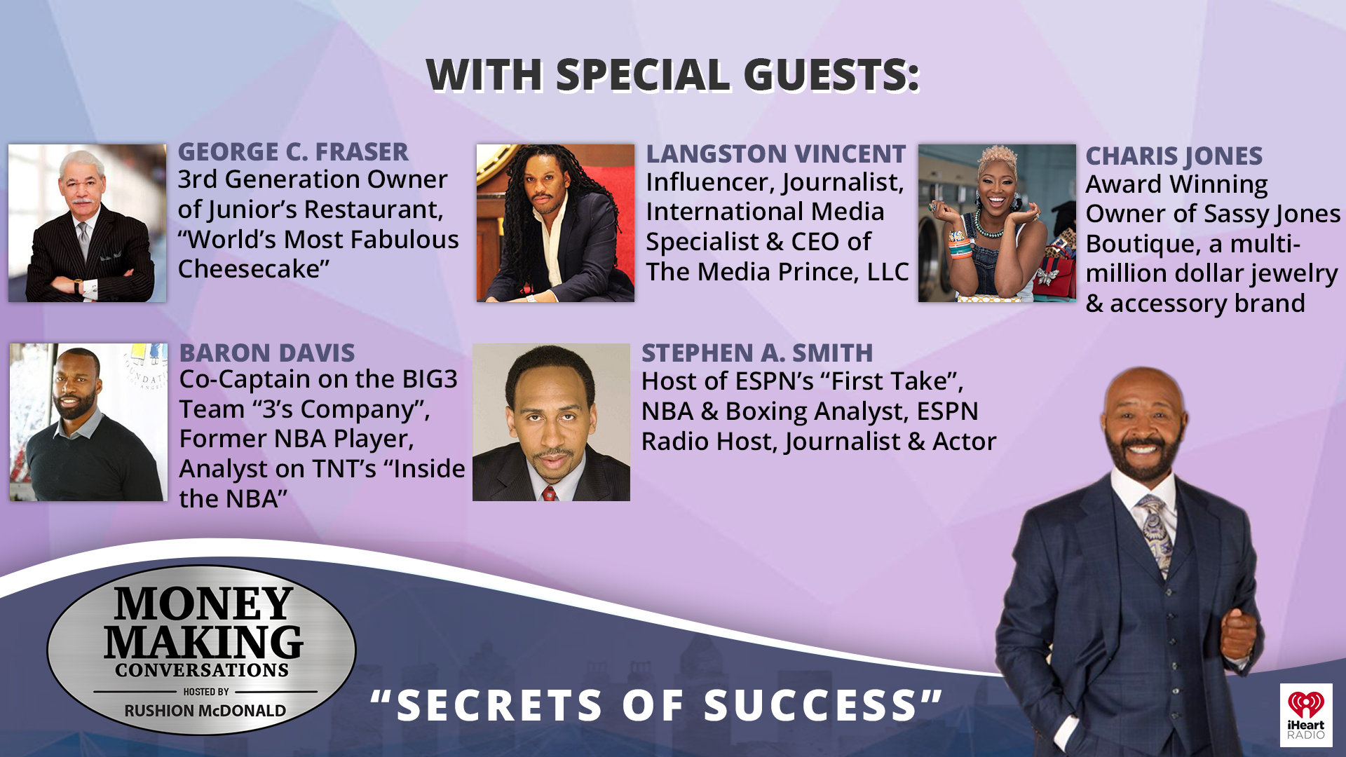 Money Making Conversations: George Fraser, Charis Jones, Baron Davis ...
