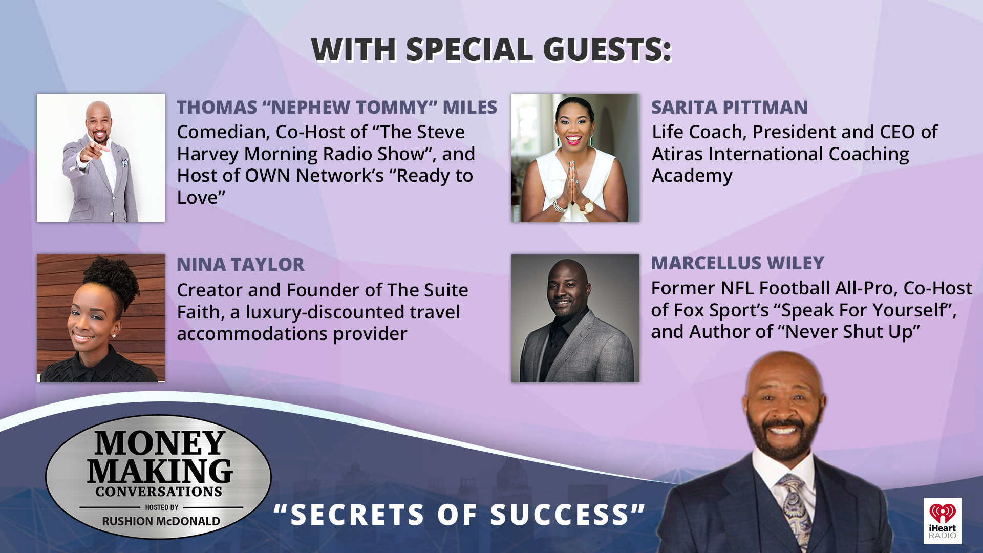 Money Making Conversations: Marcellus Wiley, Thomas 'Nephew Tommy ...