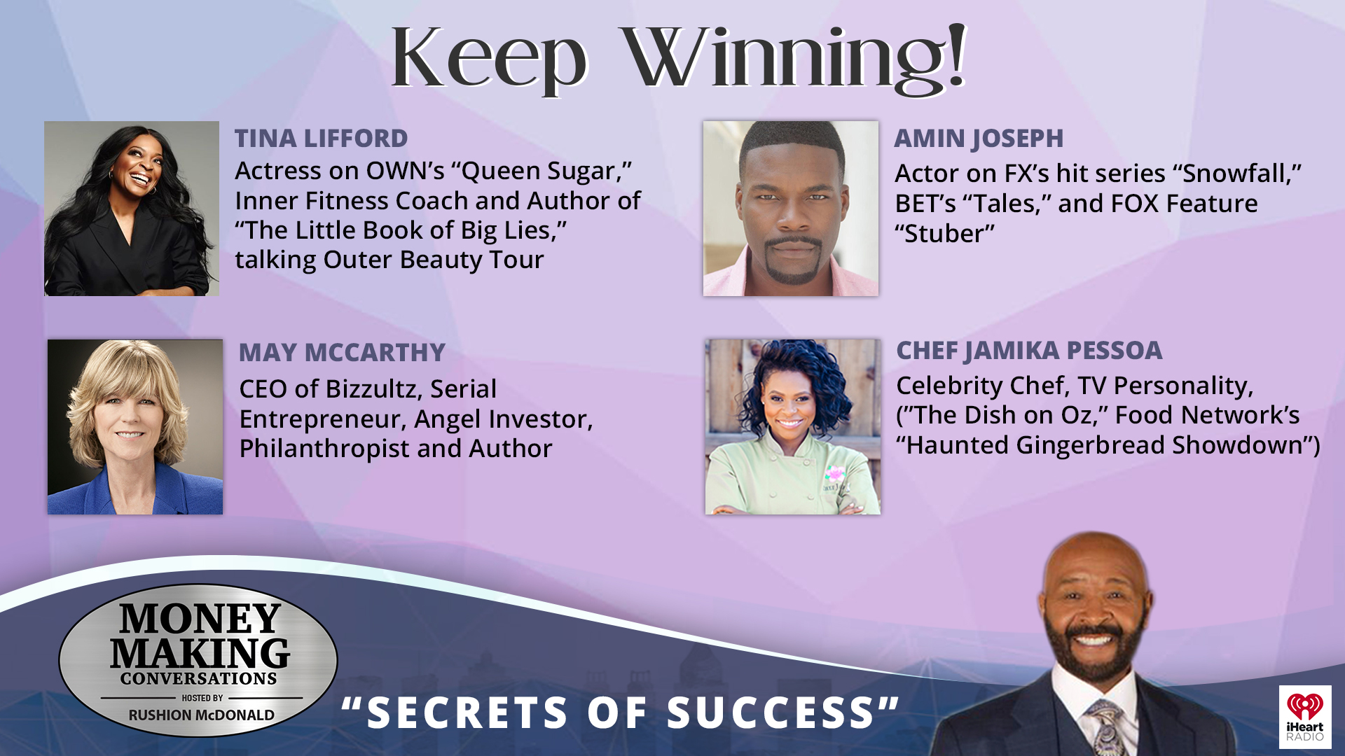 Money Making Conversations: Chef Jamika Pessoa, Amin Joseph, Tina ...