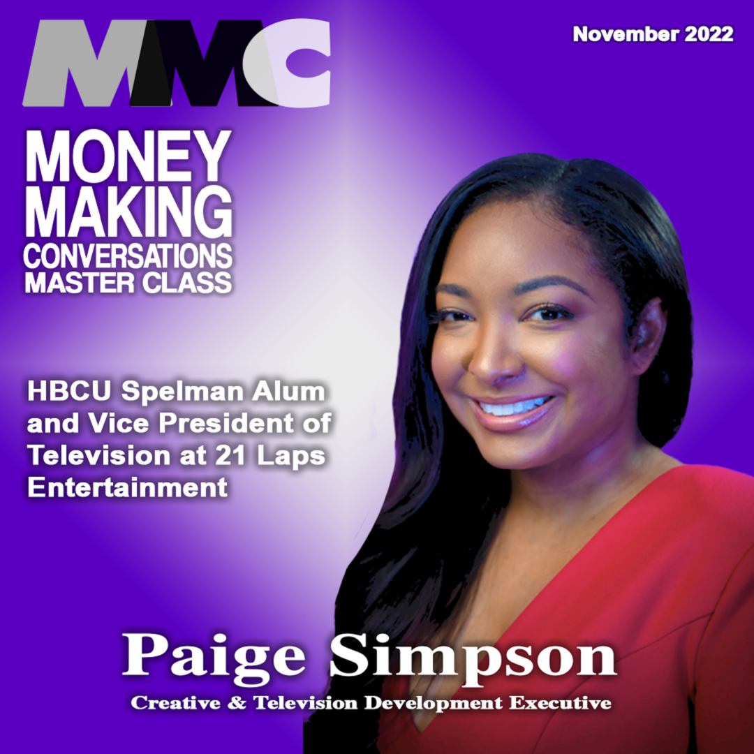 Paige Simpson, Vice President of 21 Laps Entertainment discusses HBCU ...
